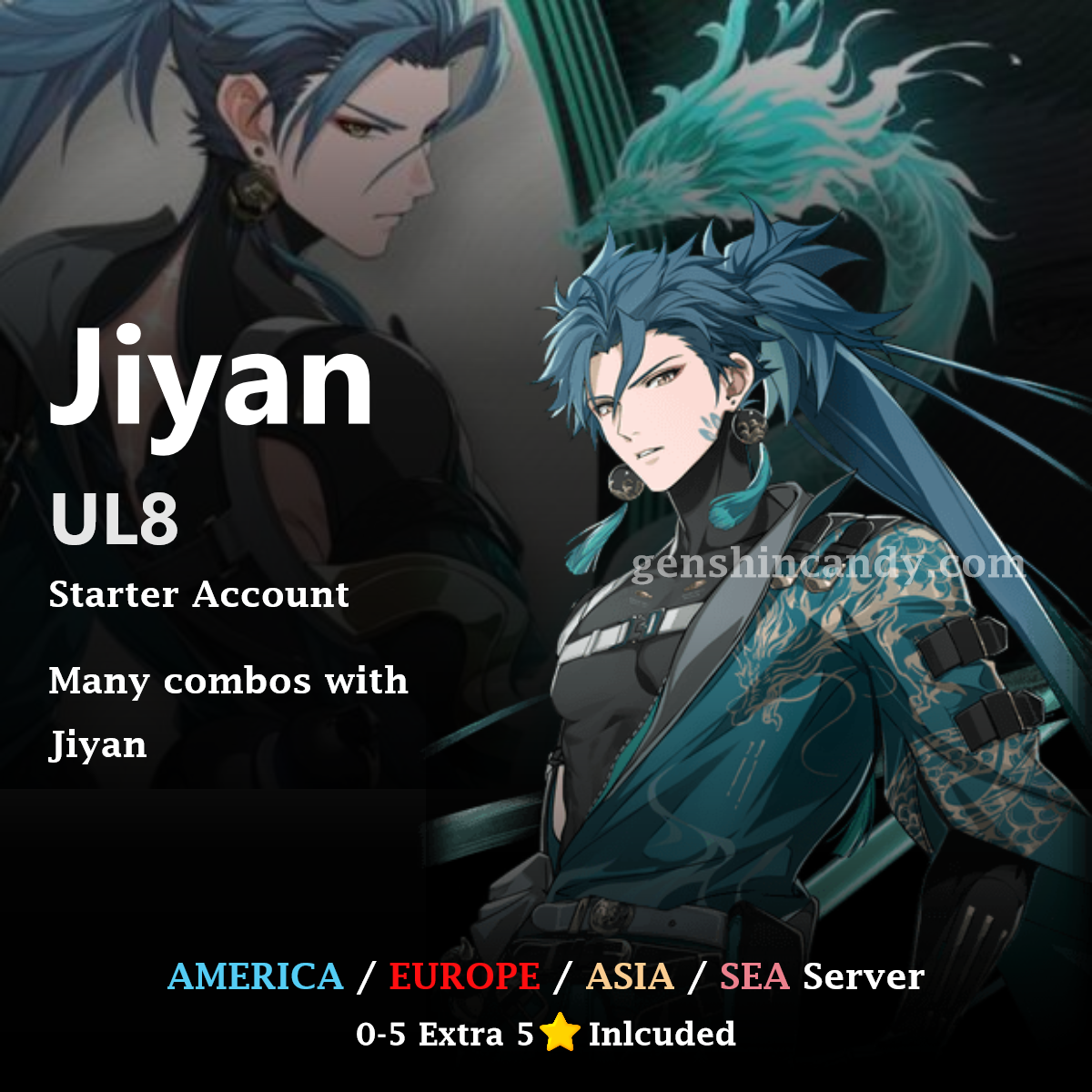 Wuthering Waves Jiyan Starter Account For Sale – GenshinCandy