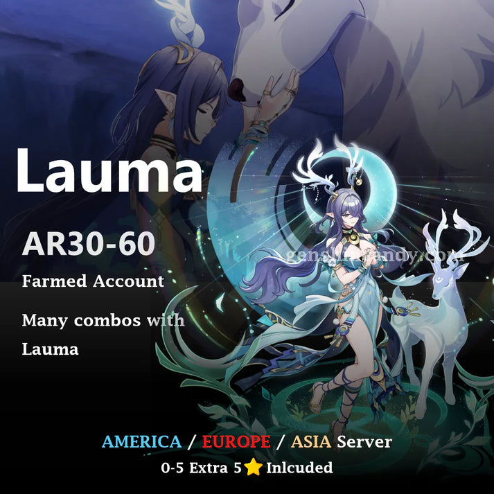 Lauma Midgame Account Genshin Impact Account For Sale – GenshinCandy