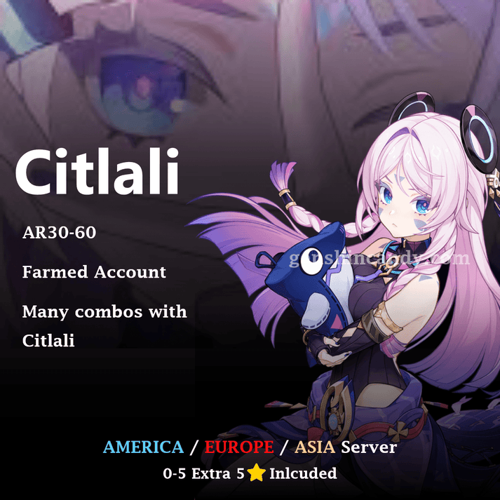 Citlali Midgame Account Genshin Impact Account For Sale – GenshinCandy